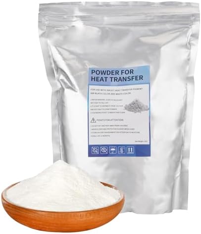 DTF Powder White 1kg/ 35.3 oz, Hot Melt Adhesive Digital DTF Powder for ...