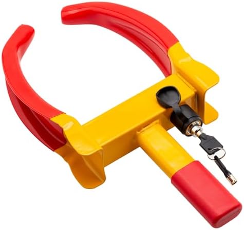 Wheel Clamp - Heavy Duty Car Wheel Lock with 3 Keys, Car Lock Anti ...