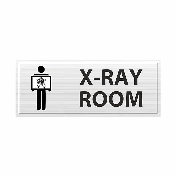 X-RAY ROOM Sign Board Stainless Steel Size 8.25 X 3.25 Inch* Pack Of 1 ...