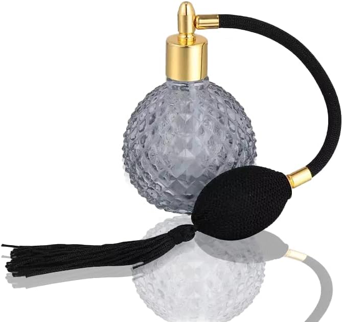 Amazon.com: Luckincheng 100ML Vintage Crystal Glass Perfume Bottle ...