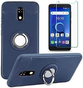 Amazon.com: TracFone BLU View 2 Case with Tempered Glass Screen ...