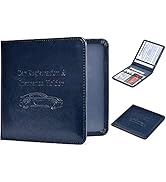 Amazon.com: HERRIAT Car Registration and Insurance Card Holder ...