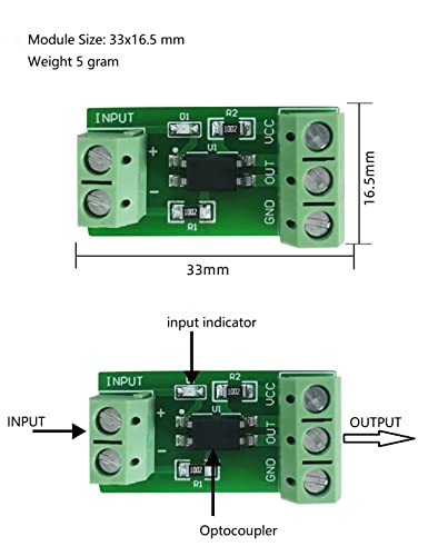 Snapklik.com : NOYITO 1-Channel PC817 Optocoupler Isolation Module ...