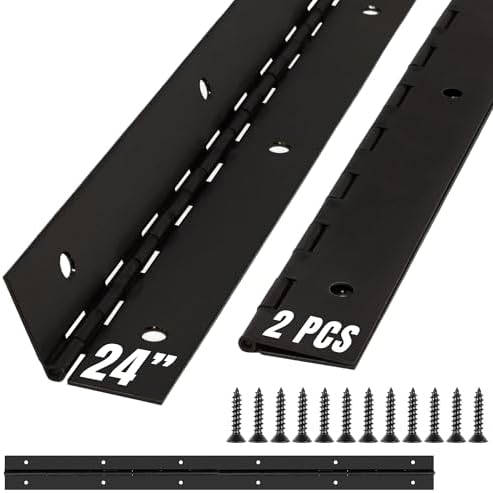 Amazon.com: ALBO 24 Inch Black Heavy Duty Piano Hinge Continuous ...