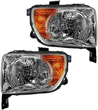 Amazon.com: Marketplace Auto Parts, Headlight Assembly Set of 2 ...