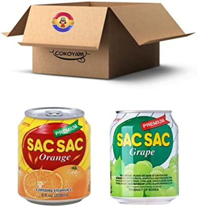 Amazon.com : LOTTE SAC SAC Orange Grape COCO Grape Variety Package Best ...