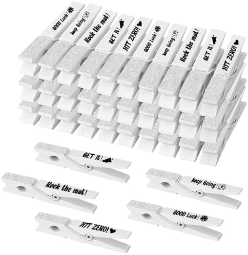 Amazon.com: Threetols 30pcs Spirit Clips Cheer Pins Cheer Clothes Pin ...