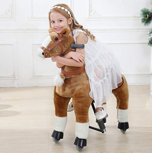 Snapklik.com : JoJoPooNy Ride On Horse Toy, Kids Ride On Toy For 6-14 ...