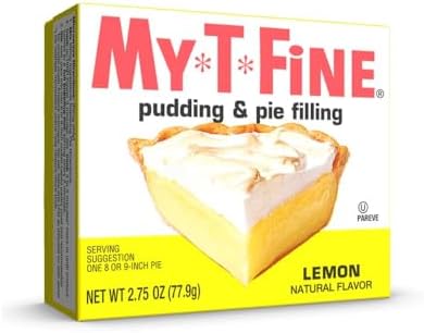 Amazon.com : My-T-Fine Pudding and Pie Filling Lemon, 2.75 Oz (Pack of ...
