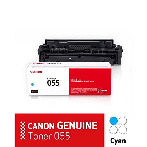 Canon Genuine Toner, Cartridge 055 Cyan (3015C001) 1 Pack Color ...