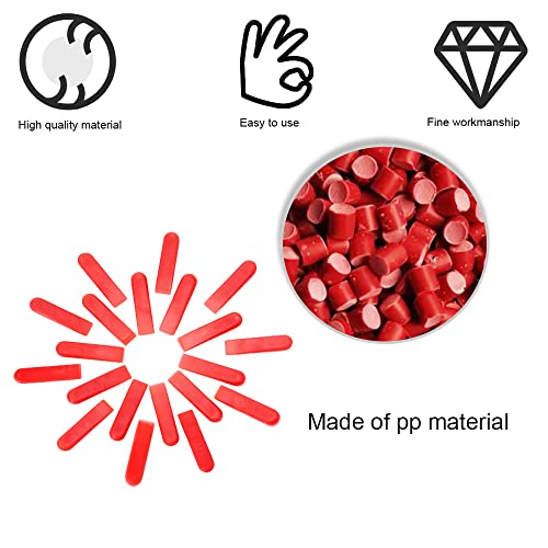 KELITAO 200 Pcs Tile Spacers Reusable Tile Leveling System Wedges ...