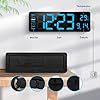 Amazon.com: AnExer Digital Wall Clock with Remote Control, 13 Inch LED ...