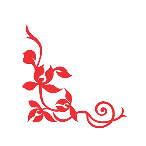 Red Corner Border Designs