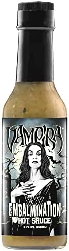 Amazon.com : Hellfire Hot Sauce Vampira XXX Embalmination - Green Salsa Verde Gourmet Hot Sauce ...