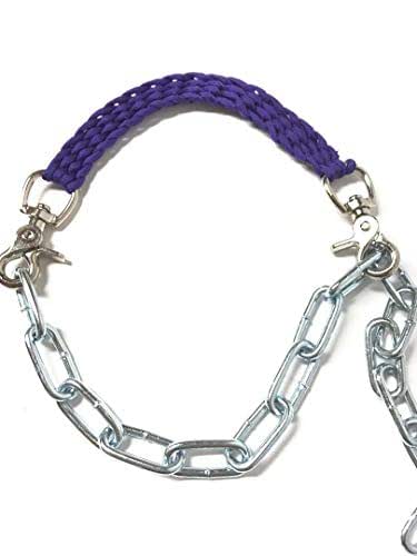 Amazon.com: goat show collar with chain neon purple, optional goat lead ...