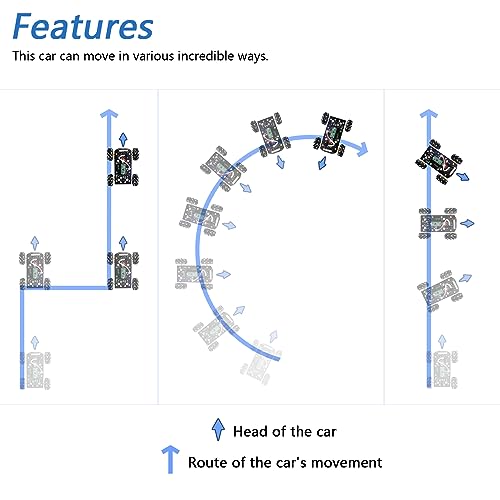 Freenove Mecanum Wheel Car Kit For Raspberry Pi Pico Not Included Compatible With Arduino Ide