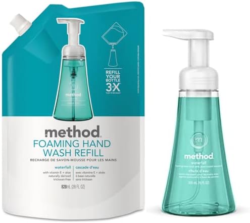 Amazon.com : Method Foaming Hand Wash (10fl oz) and Refill (28fl oz ...
