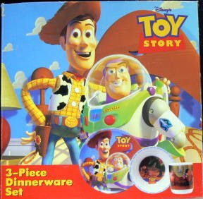 TOY Story - 3-Piece Dinnerware set : Amazon.in: Baby Products