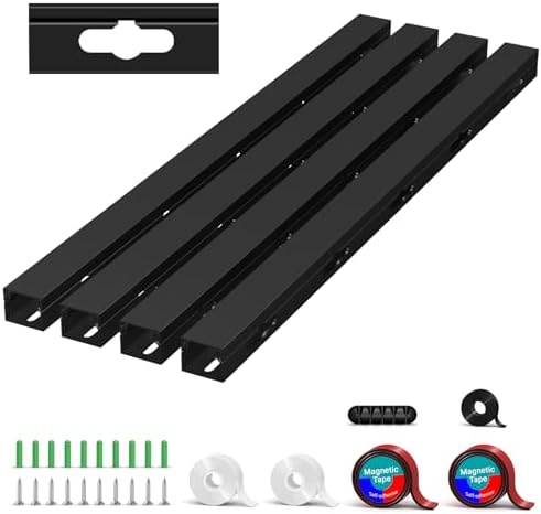 Amazon.com: Cable Hider Raceway Kit, Magnetic Cable Management Under ...