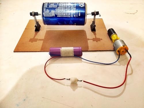 Eddy current motor/Lenz law Model/Rotating aluminium due to eddy ...