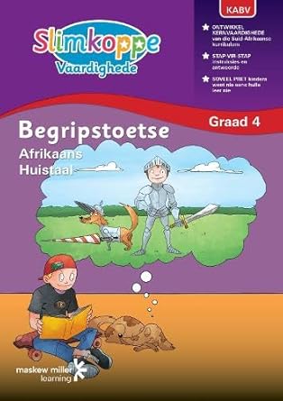 Slimkoppe Vaardighede Graad 4: Begripstoetse (Afrikaans Huistaal ...
