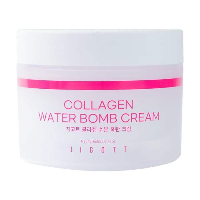 Amazon.com: Jigott Collagen Water Bomb Cream Net 150ml/5.1 fl.oz ...