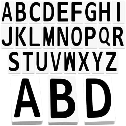 Amazon.com : Sign Letter Depot 4" Letter Printed on 5" Flexible Panel ...