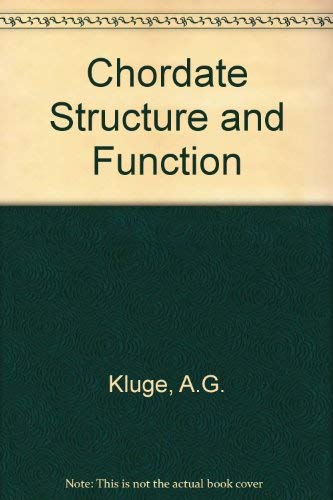 Amazon.com: Chordate Structure and Function: 9780023648007: Kluge ...
