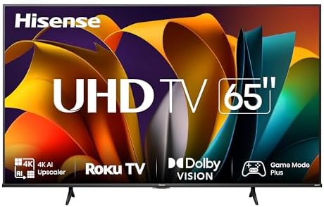 Hisense Roku Smart TV-2024 65" 4K UHD HDR LED Roku 65 pouces : Amazon ...