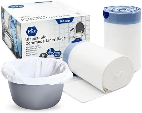 Amazon.com: MED PRIDE Disposable Bedside Commode Liner Bags [Pack of ...