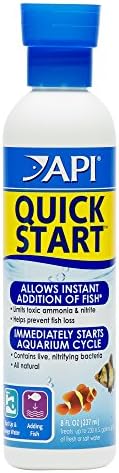 Amazon.com : API QUICK START Freshwater and Saltwater Aquarium Nitrifying Bacteria 1-Ounce ...