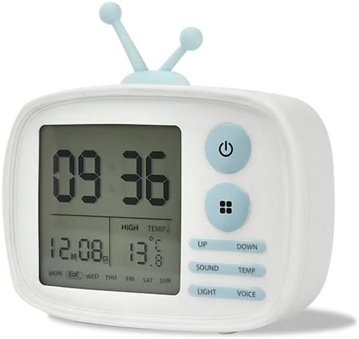 Amazon.com: MDNIY TV Alarm Clock with Sound Control Backlight ...