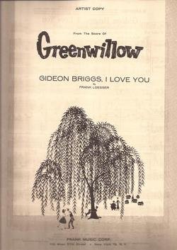 Gideon Briggs, I Love You by Frank Loesser. From Broadway Musical ...