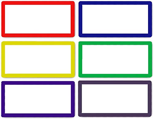 Snapklik.com : 72Pcs Dry Erase Magnet Labels Small Thick Writable ...