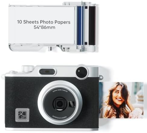 iDPRT Instant Camera, Bluetooth Instant Print Camera | Instant Film ...