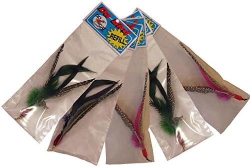 Amazon.com : 5 Genuine Da Bird Guinea Feather Refills by Go Cat : Pet ...