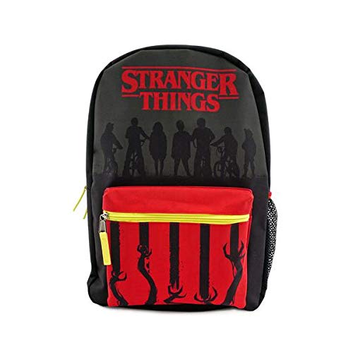 Netflix Stranger Things Character Backpack (Black) : Amazon.in: Bags ...