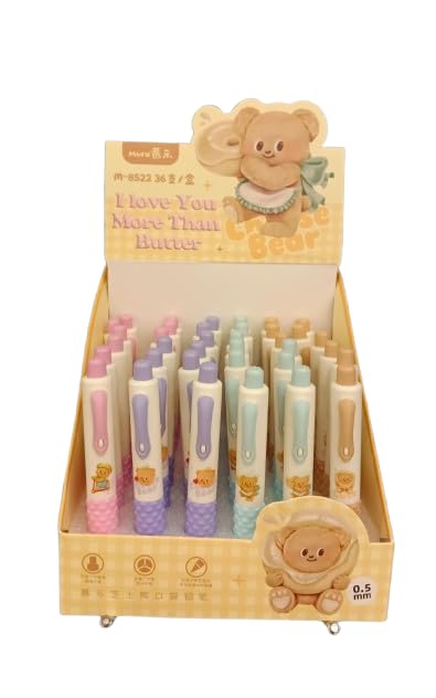 Trade Zone Eco-Friendly Multi Color Mechanical Pushing Pencil Pack of 5 ...