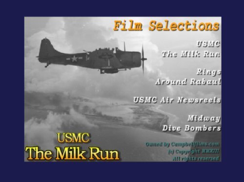 Buy USMC Marines Films Milk Run WW2 SBD Dauntless Dive Bomber F4U ...