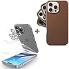 Amazon.com: LONLI Classic - for iPhone 16 Pro Max Leather Case - European Genuine Vele Leather ...