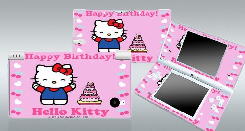 Amazon.com: Hello Kitty Vinyl Skin Sticker Decal Cover for Nintendo DSi ...