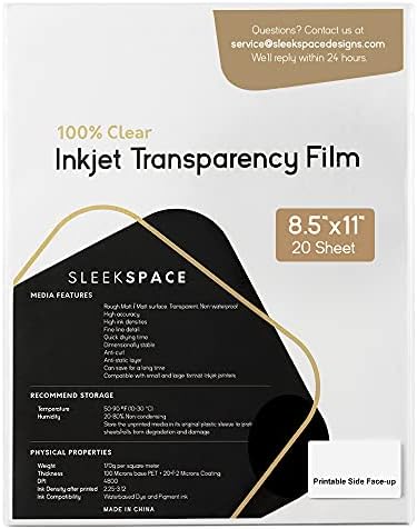 Amazon.com : Octago Inkjet Transparency Paper (100% Clear) for Printers ...