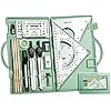 Architect Set Professional Geometry Set 18 Compass And Protractor Set ...