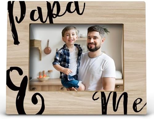 Amazon.com - FONDCANYON Papa and Me Picture Photo Frame, Father Photo ...