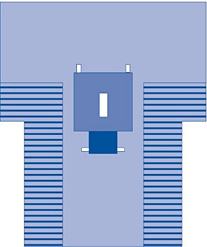 Amazon.com: Medline Laparotomy Surgical T-Drape, SMS Fabric, 102 Inches ...