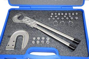 Rivet Squeezer 888MASTER 1-1/2 & 3 Reach Contains Dies: 3/32, 1/8, 5/32 ...