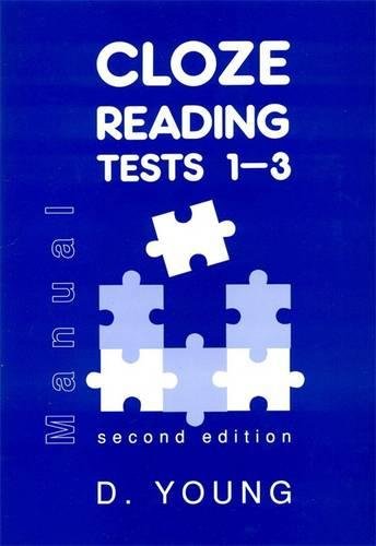 Cloze Reading Test MANUAL: Tests 1-3 (Cloze Reading Tests) : Young ...