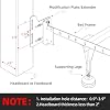 Amazon.com: Yuleimy Headboard Adapter Kit, 2 PCS Headboard Brackets for ...