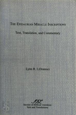 Buy The Epidaurian Miracle Inscriptions (GRAECO-ROMAN RELIGION SERIES ...