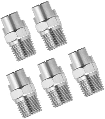 Amazon.com: uxcell Spray Nozzle Tips, 5Pcs - 304 Stainless Steel 1 ...